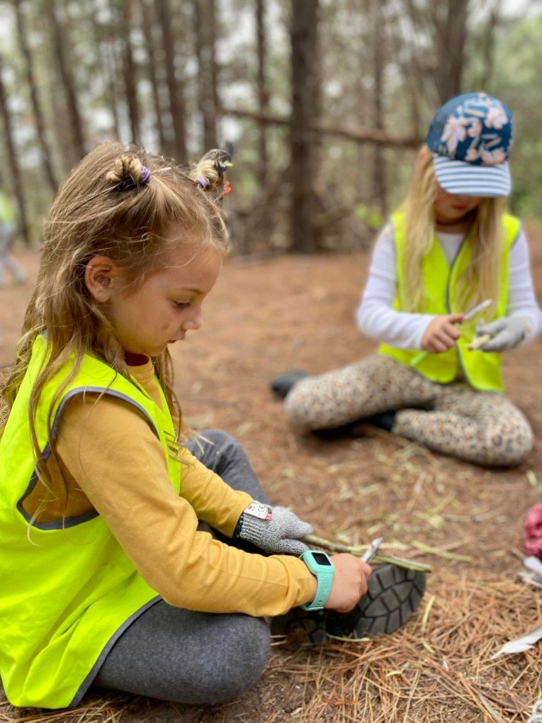 Yan Yean Forest School - Whittling - Eco Explorers