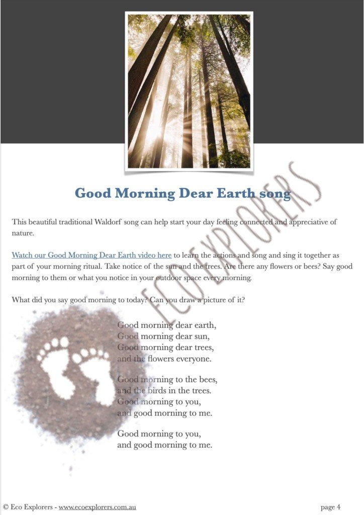 Caring for our Earth – Bush Kinder Program - Eco Explorers